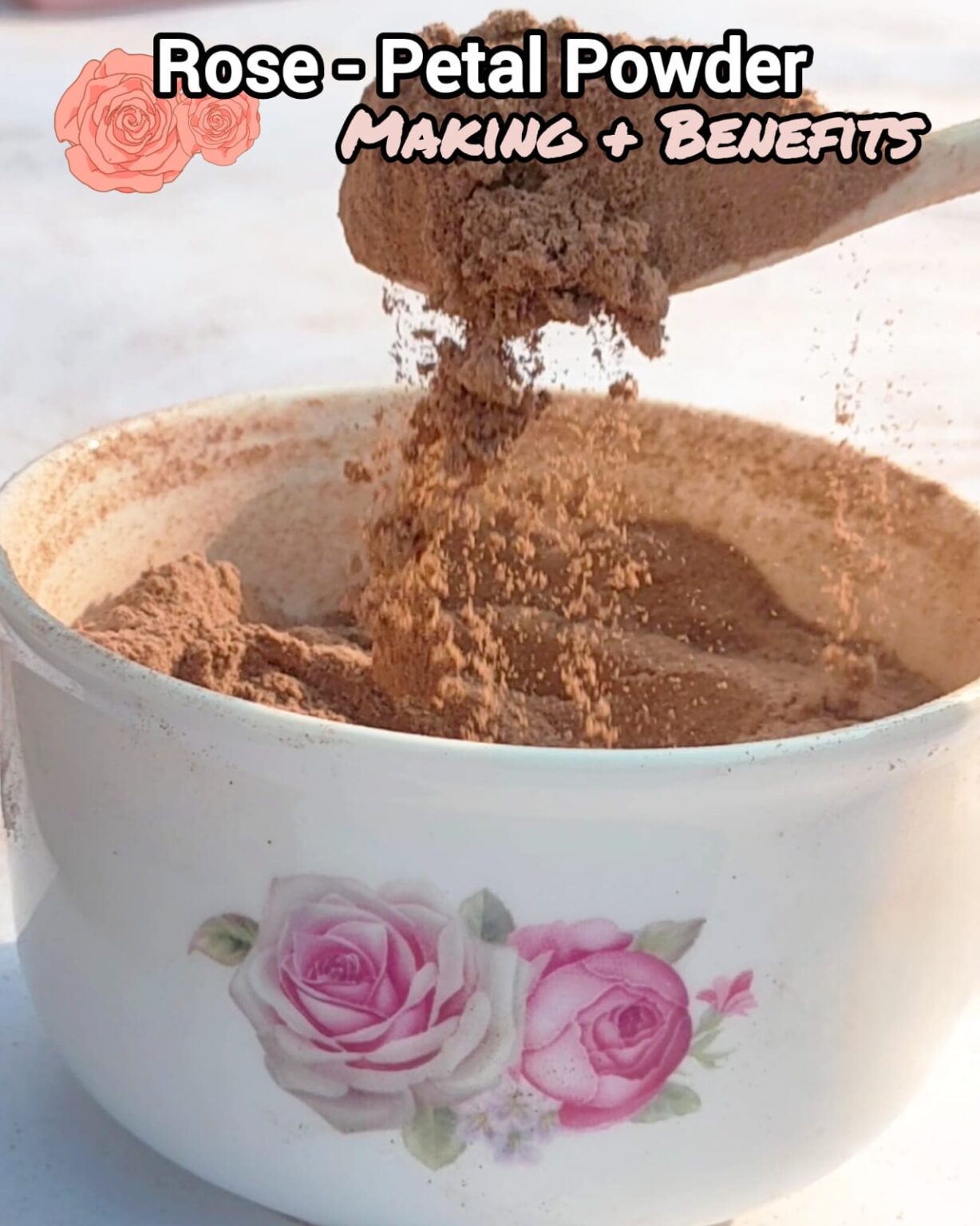 How to Make Rose Petal Powder at Home + Its Amazing Skin Benefits (My ...